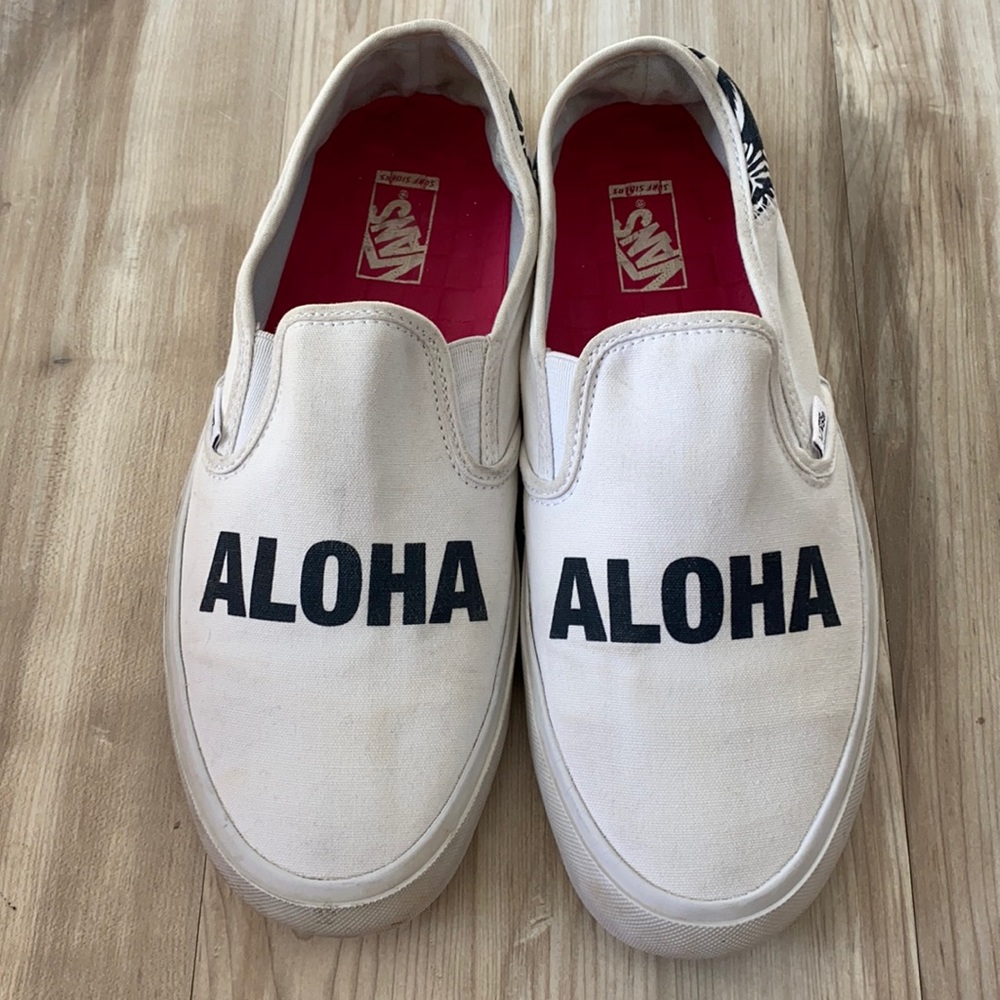 Vans Aloha Hawaii Limited Edition Surf Sliders Shoes … - Gem